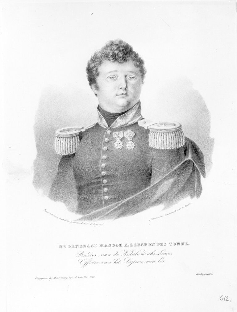 Het graf van generaal Destombe - Vesting Maastricht